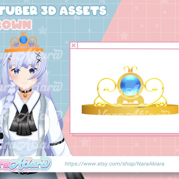 Vtuber Crown Asset - Etsy Australia