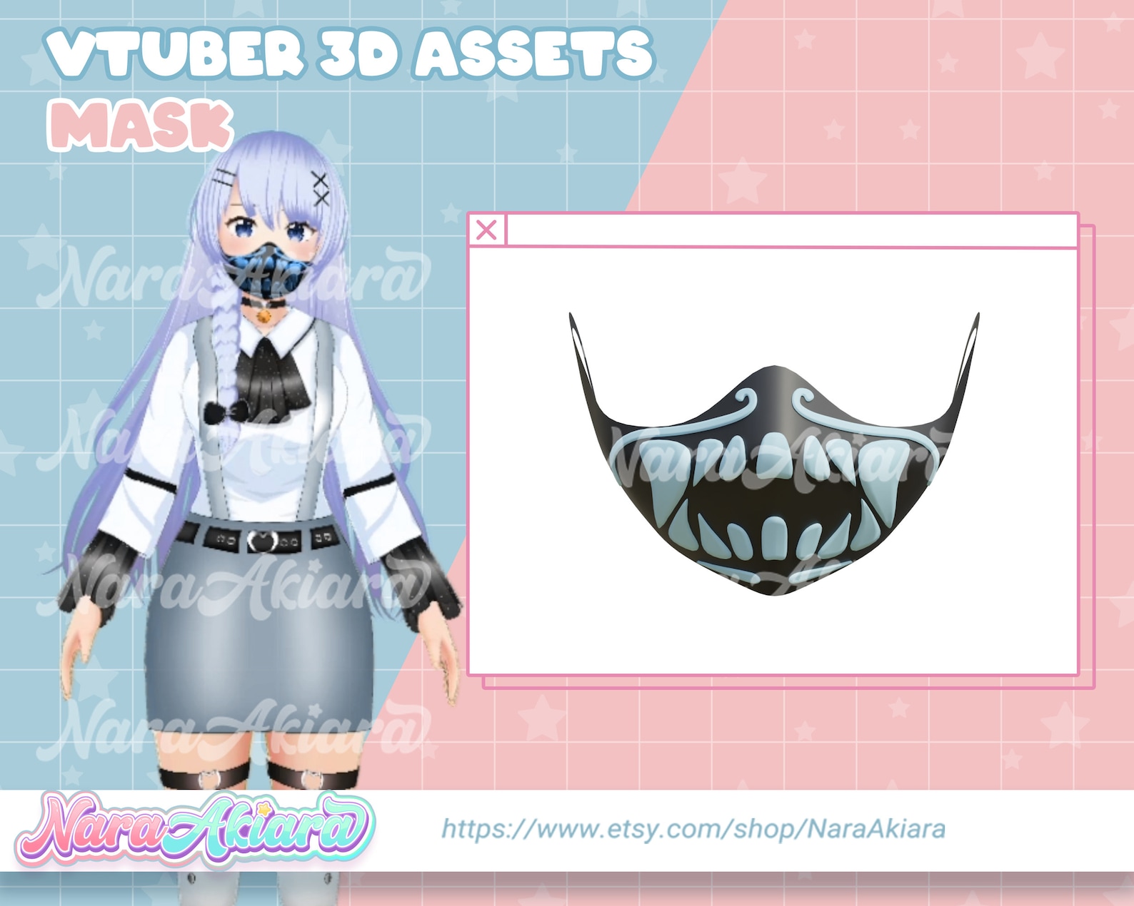 3D Vtuber Assets Vtuber Props Vtuber Accessories Vtuber - Etsy