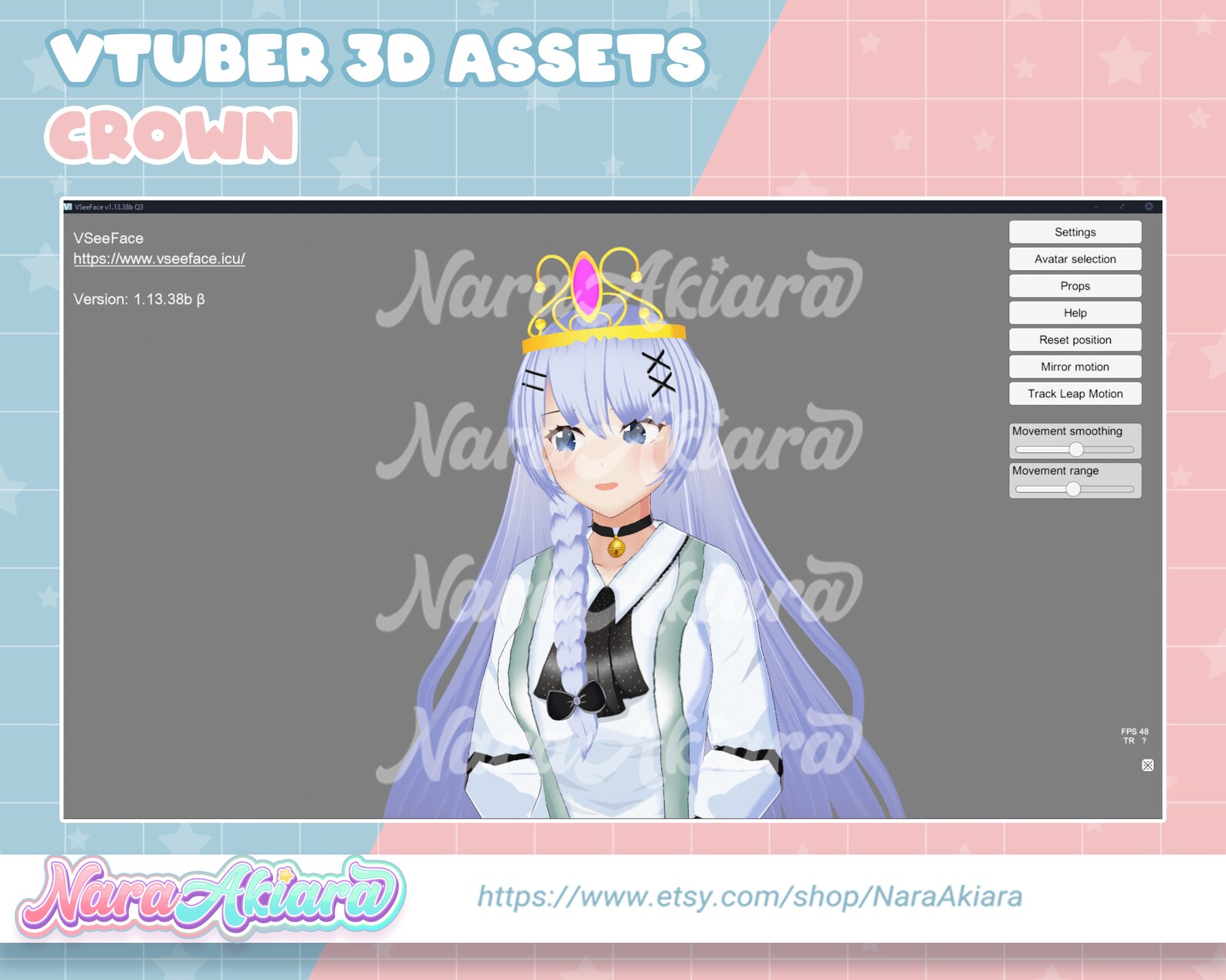 3D Vtuber Assets Vtuber Props Vtuber Accessories Vtuber - Etsy