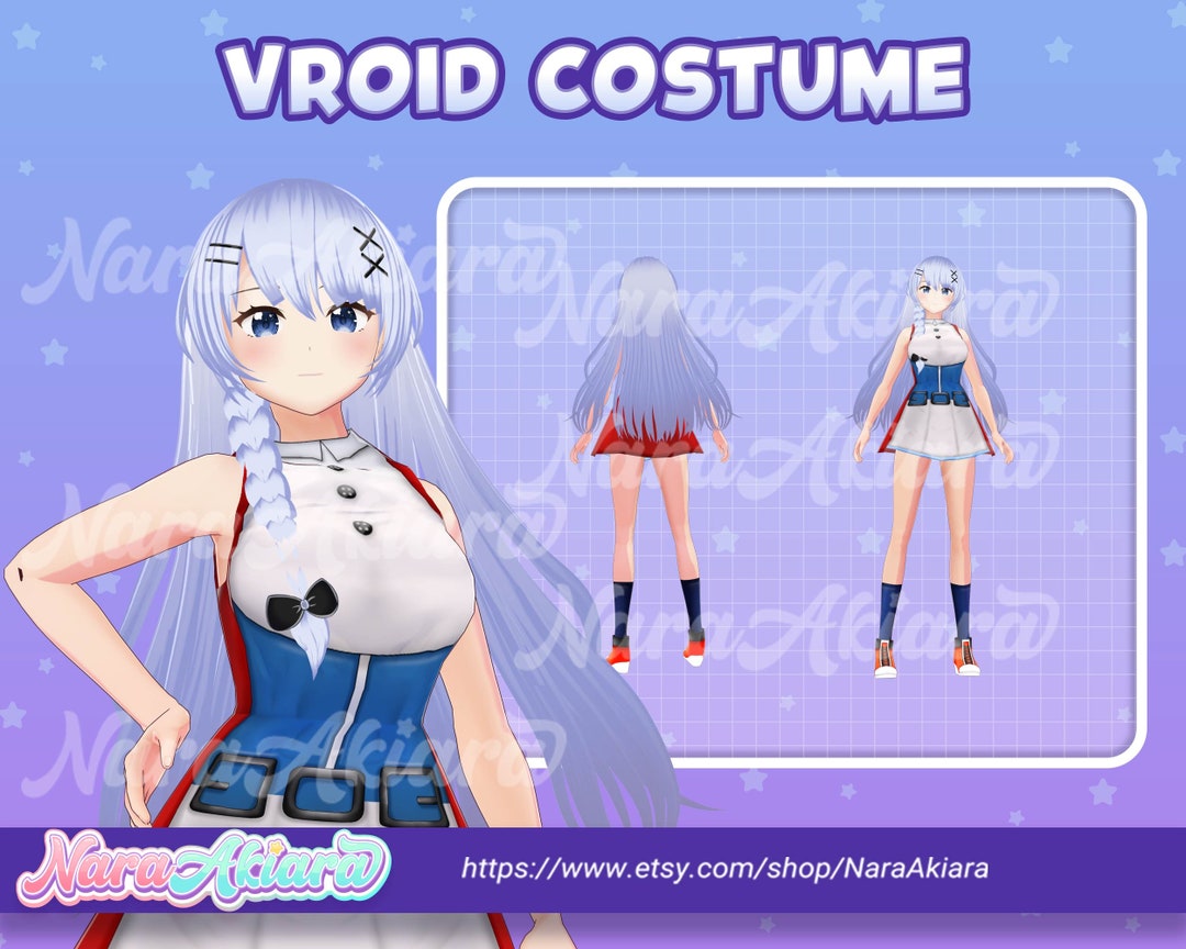 Vroid Clothes Vroid Sexy Clothes Costume Clothes 3d Etsy