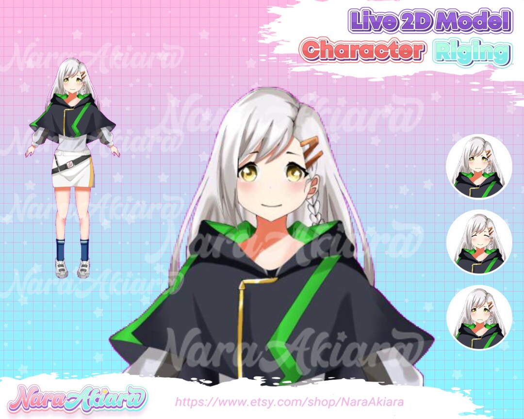 Vtuber Model 2D Vtuber Model Vtuber 2d Vtuber Avatar - Etsy