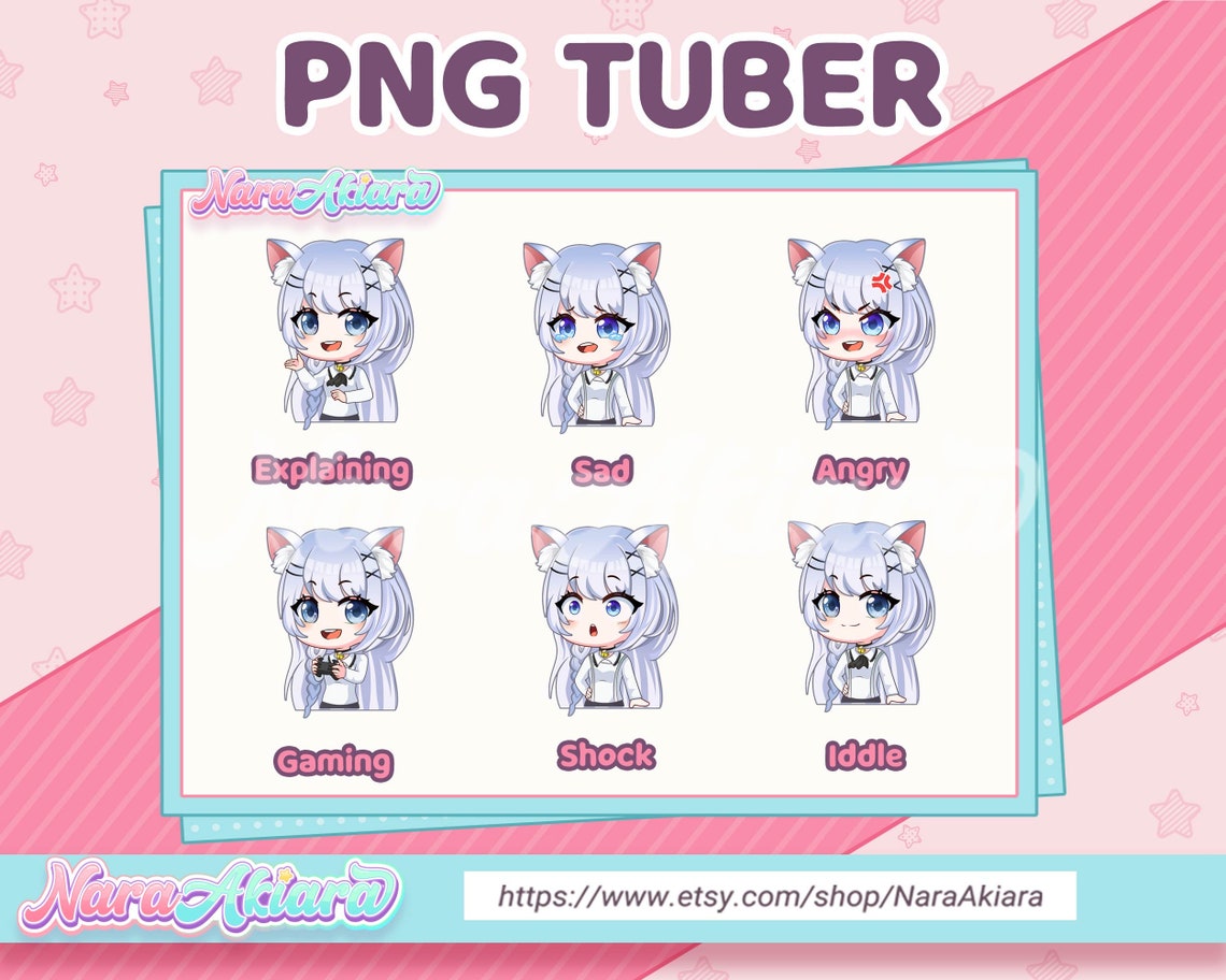 PNG Tuber Png Tuber Avatar Png Tuber Girl Pngtuber - Etsy Israel