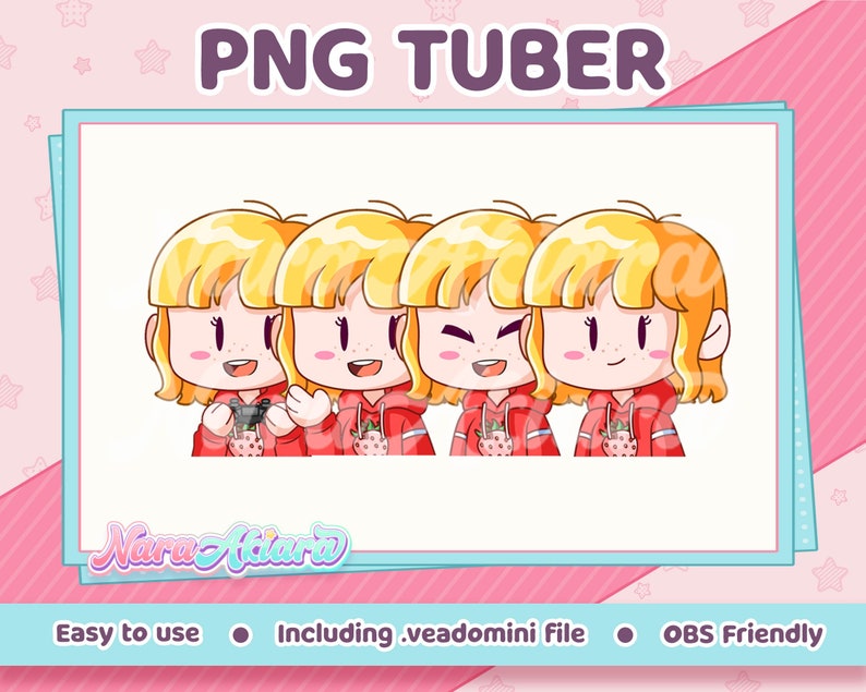 PNG Tuber Pngtuber Twitch Pngtuber Commission Png Tuber - Etsy