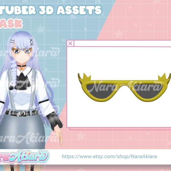 Vtuber Assets Glasses - Etsy Canada