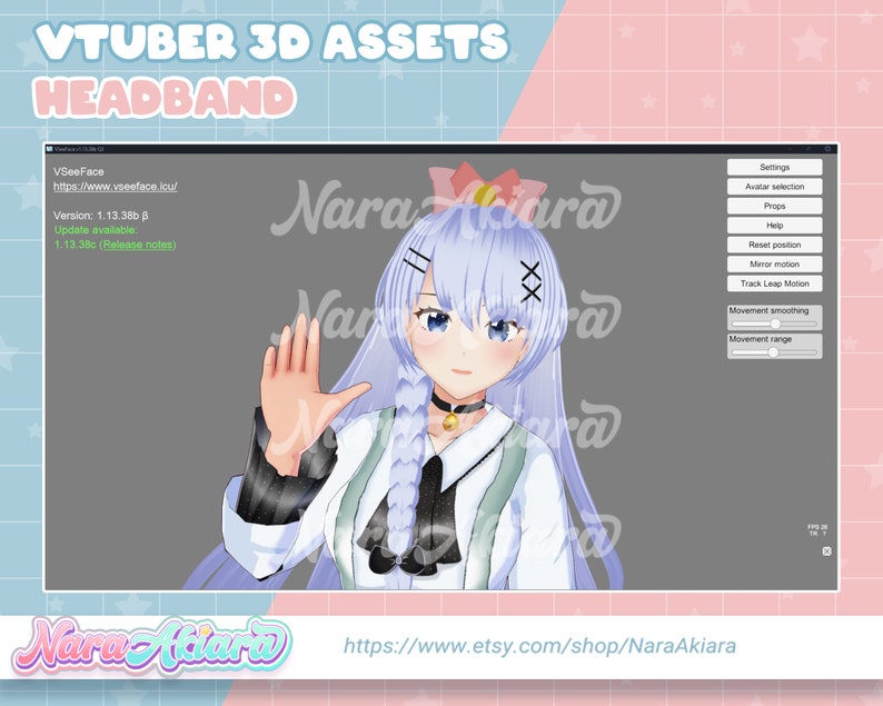 3D Vtuber Assets Vtuber Model 3d Vtuber Asset Stream - Etsy México