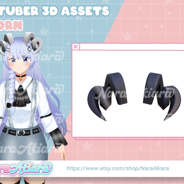 Vtuber Horn Assets - Etsy UK