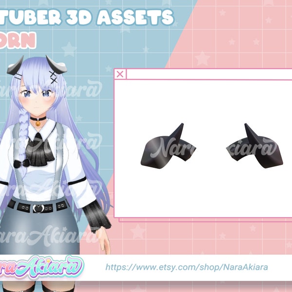 Horn Vtuber Assets - Etsy
