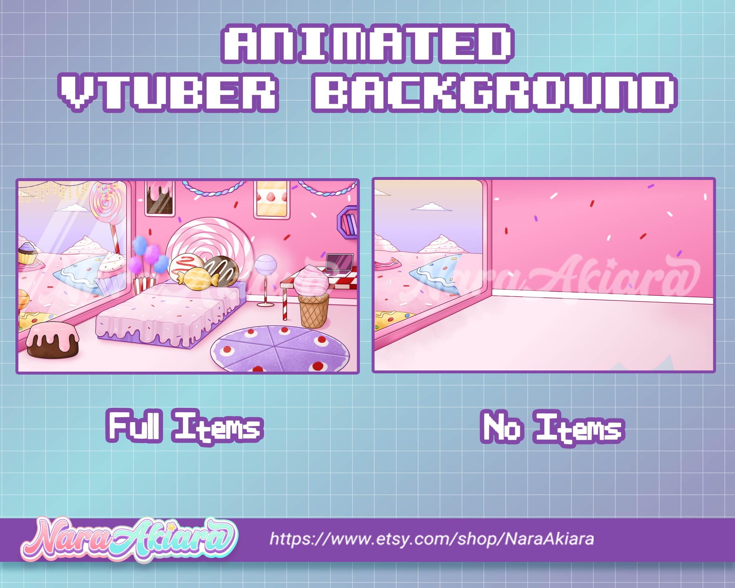 Pre-made Vtuber Background Room Design Vtuber Streaming - Etsy Ireland