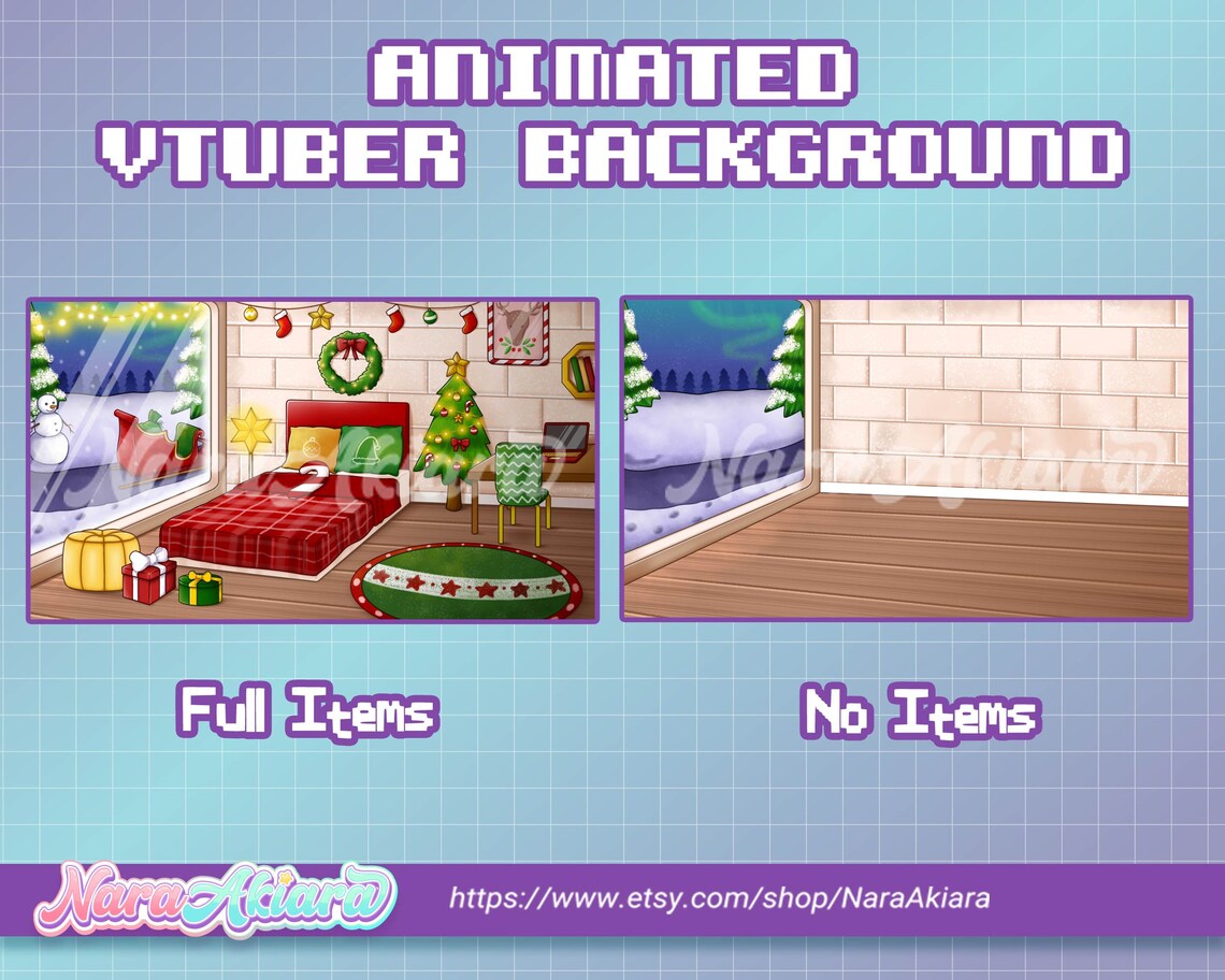 Vtuber Background Vtuber Assets Adorable Vtuber Background - Etsy