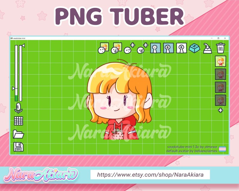 PNG Tuber Pngtuber Twitch Pngtuber Commission Png Tuber - Etsy