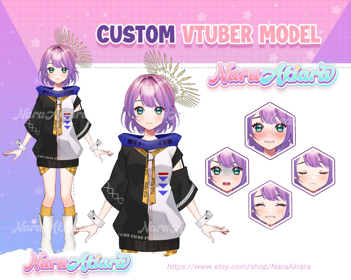 Premade Vtuber Vtuber Model Vtuber Commission Vtuber 2d - Etsy Canada