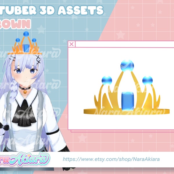 Vtuber Crown Asset - Etsy Australia