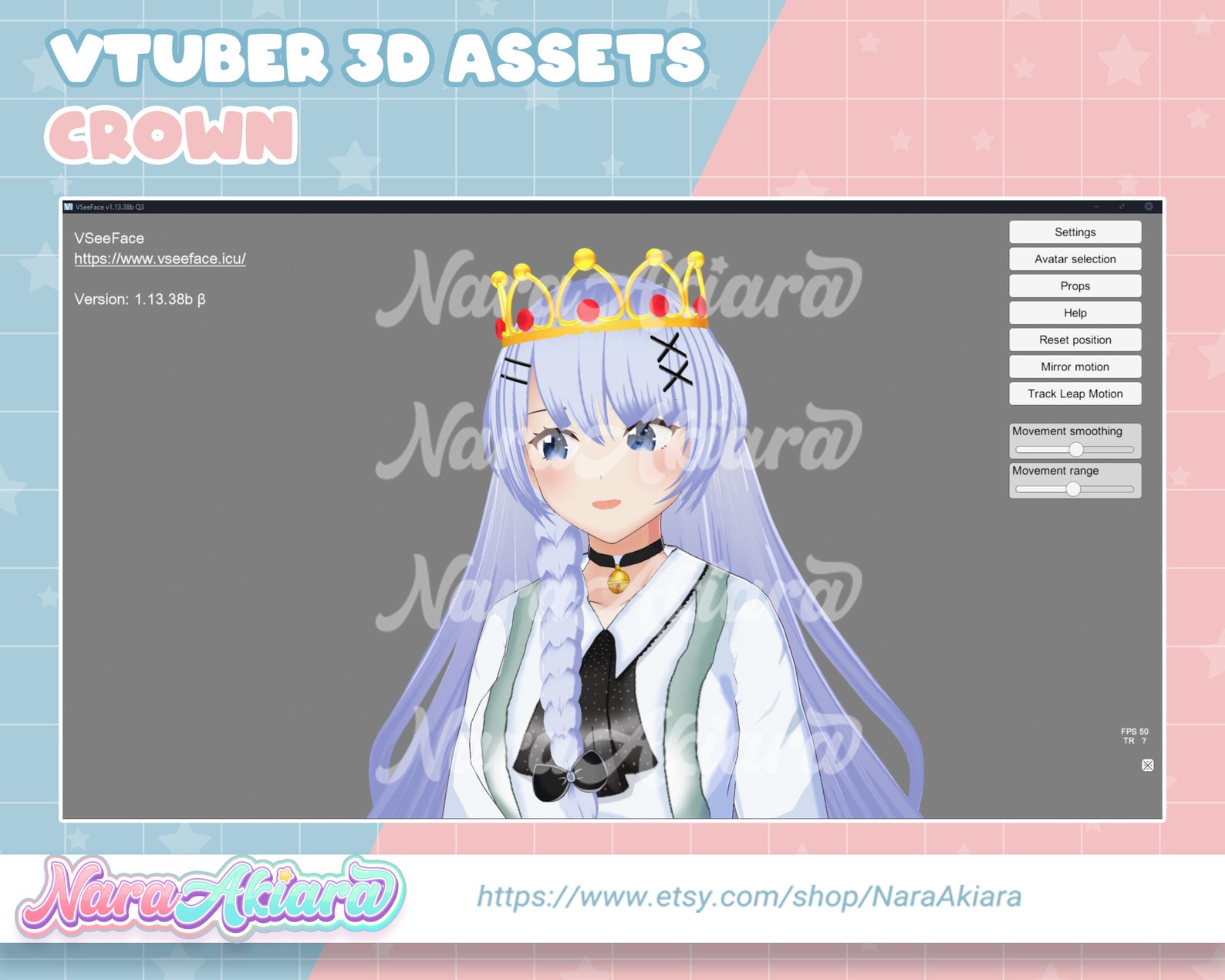3D Vtuber Assets Vtuber Props Vtuber Accessories Vtuber - Etsy