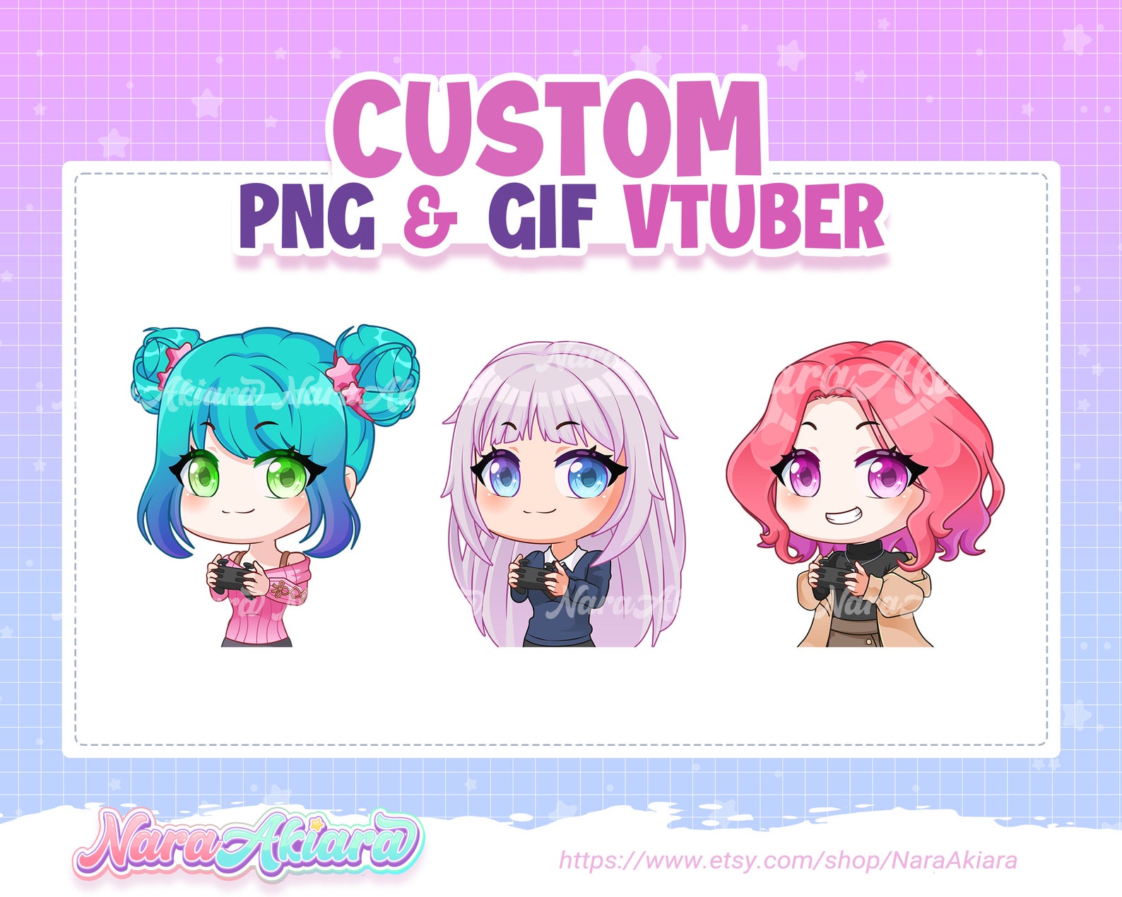 Pngtuber Pngtuber Commission Custom Pngtuber Pngtuber Etsy