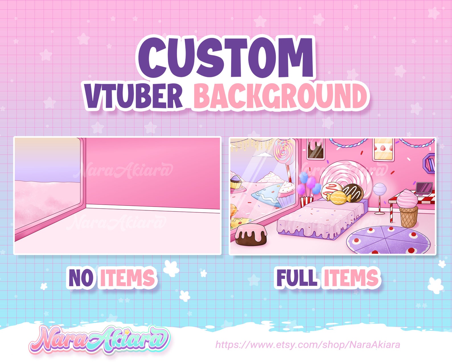 Vtuber Background Vtuber Background Vtuber Assets - Etsy