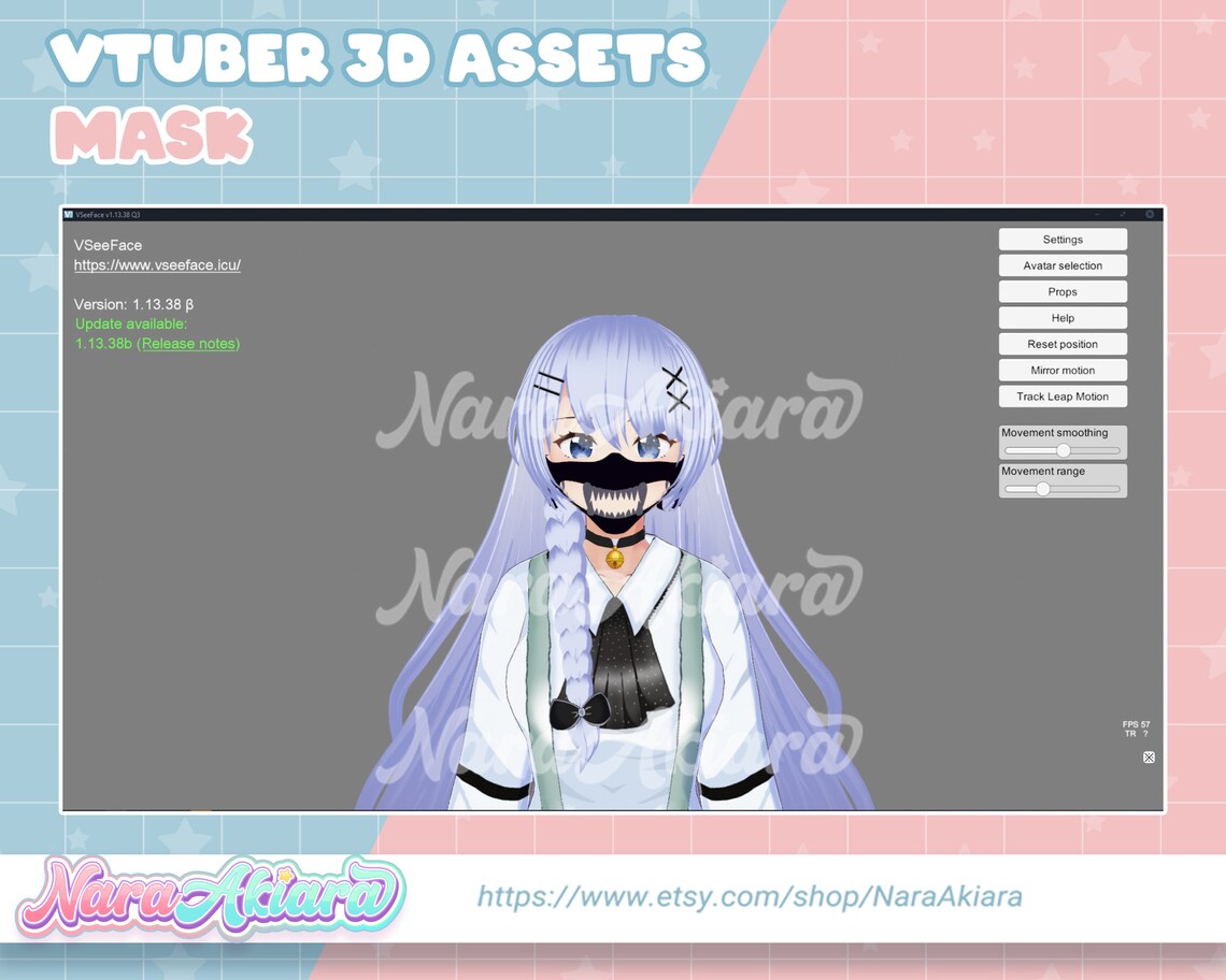 3D Vtuber Assets Vtuber Props Vtuber Accessories Vtuber - Etsy