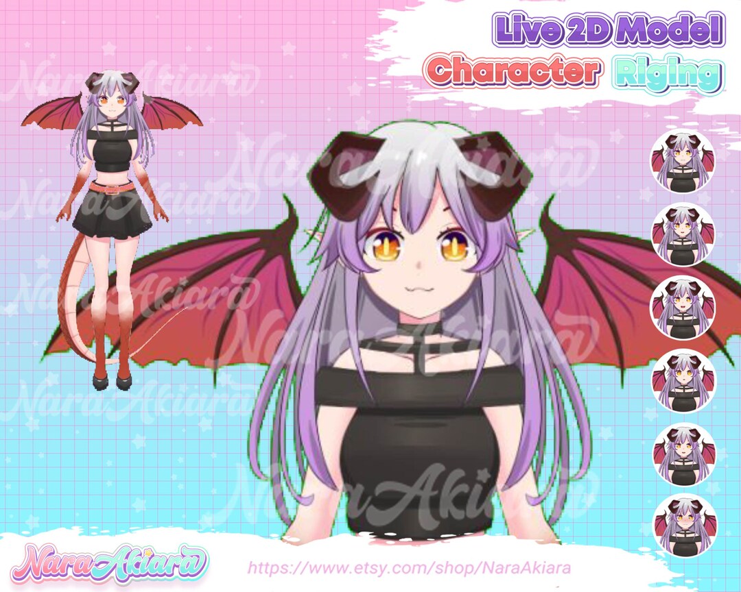 Vtuber Model Vtuber Vtuber Commission Vtuber Art Vtuber - Etsy