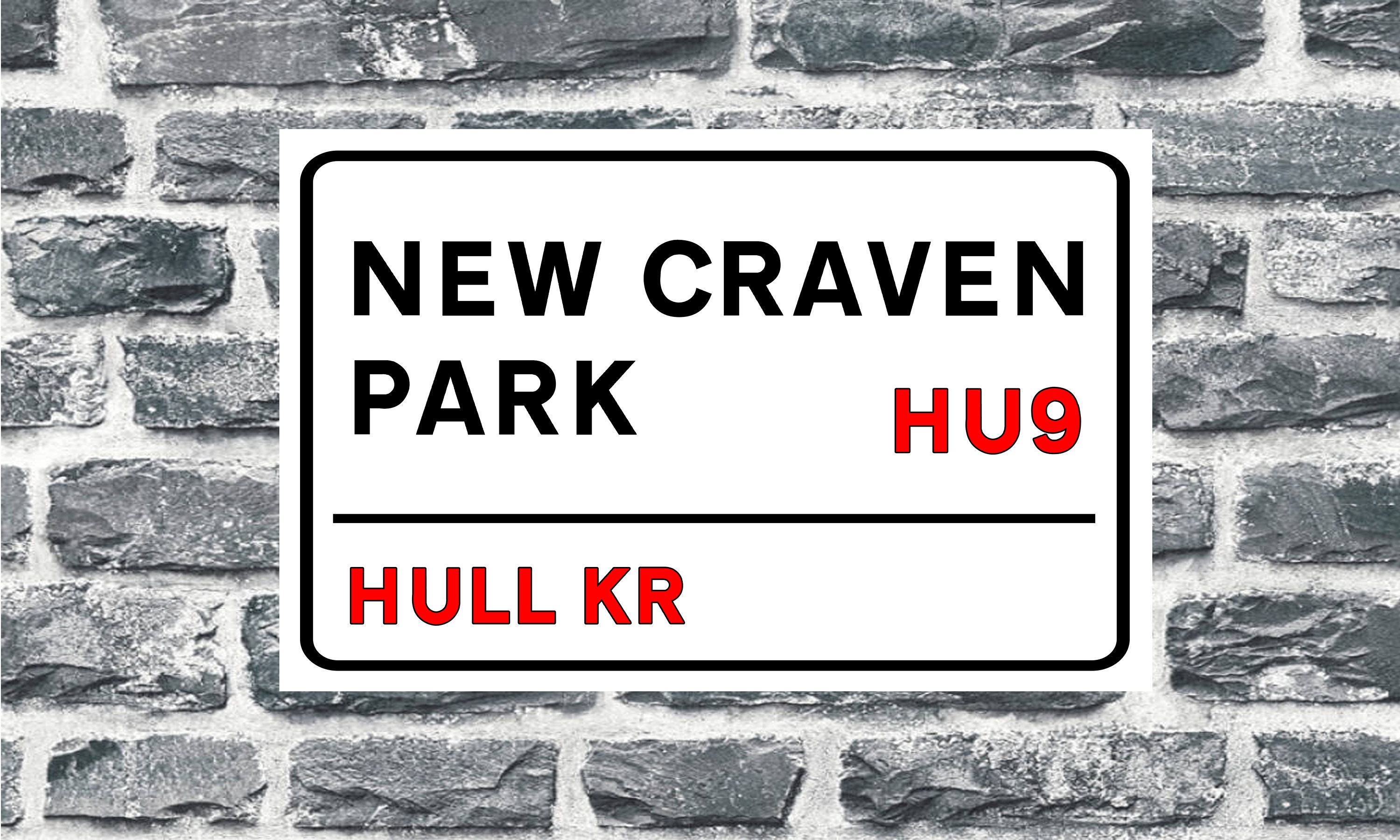 New Craven Park Hull KR aluminium printed metal street sign | Etsy