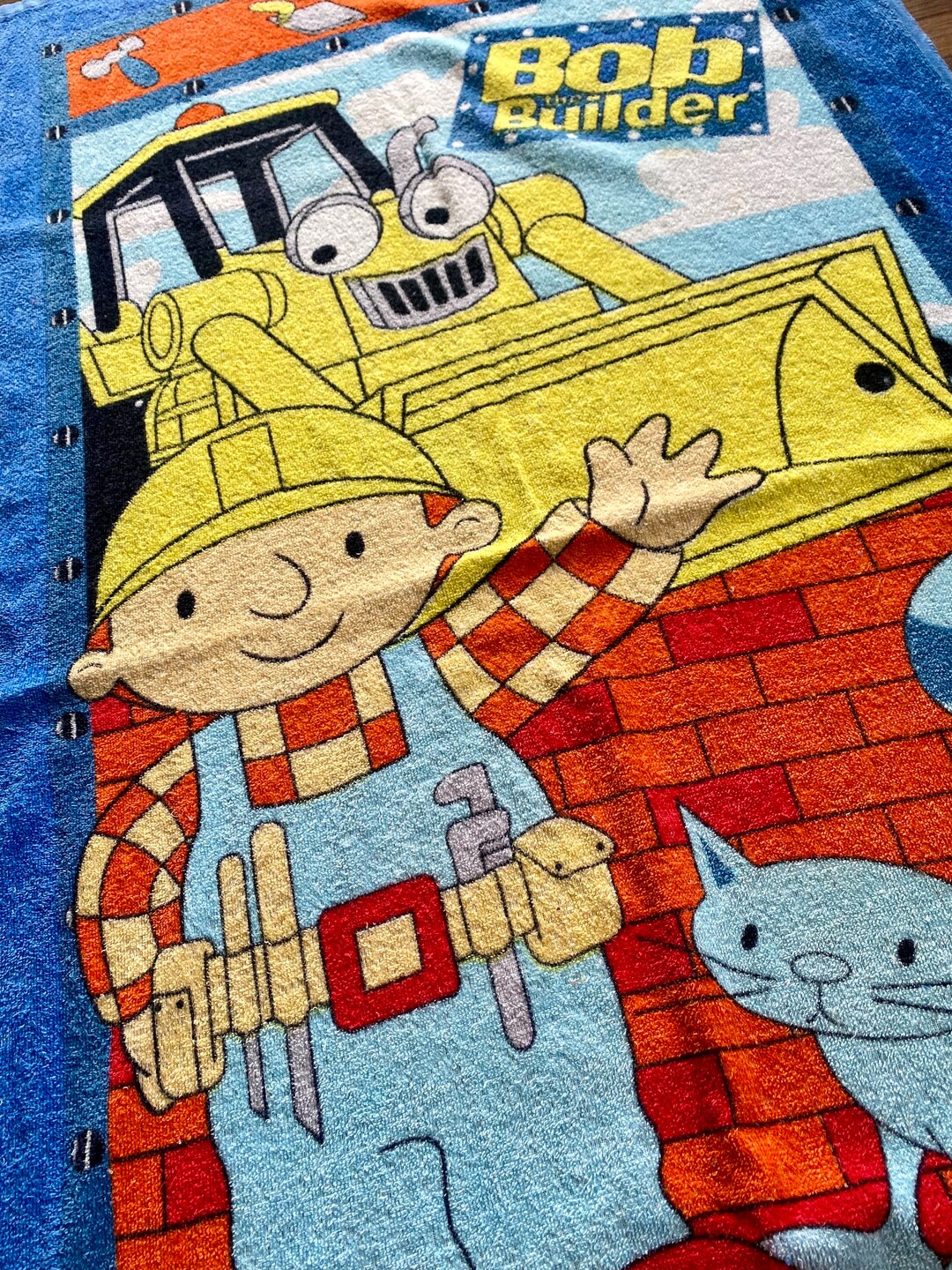 Vintage Original Bob the Builder Towel Beach, Bath Towel - Etsy