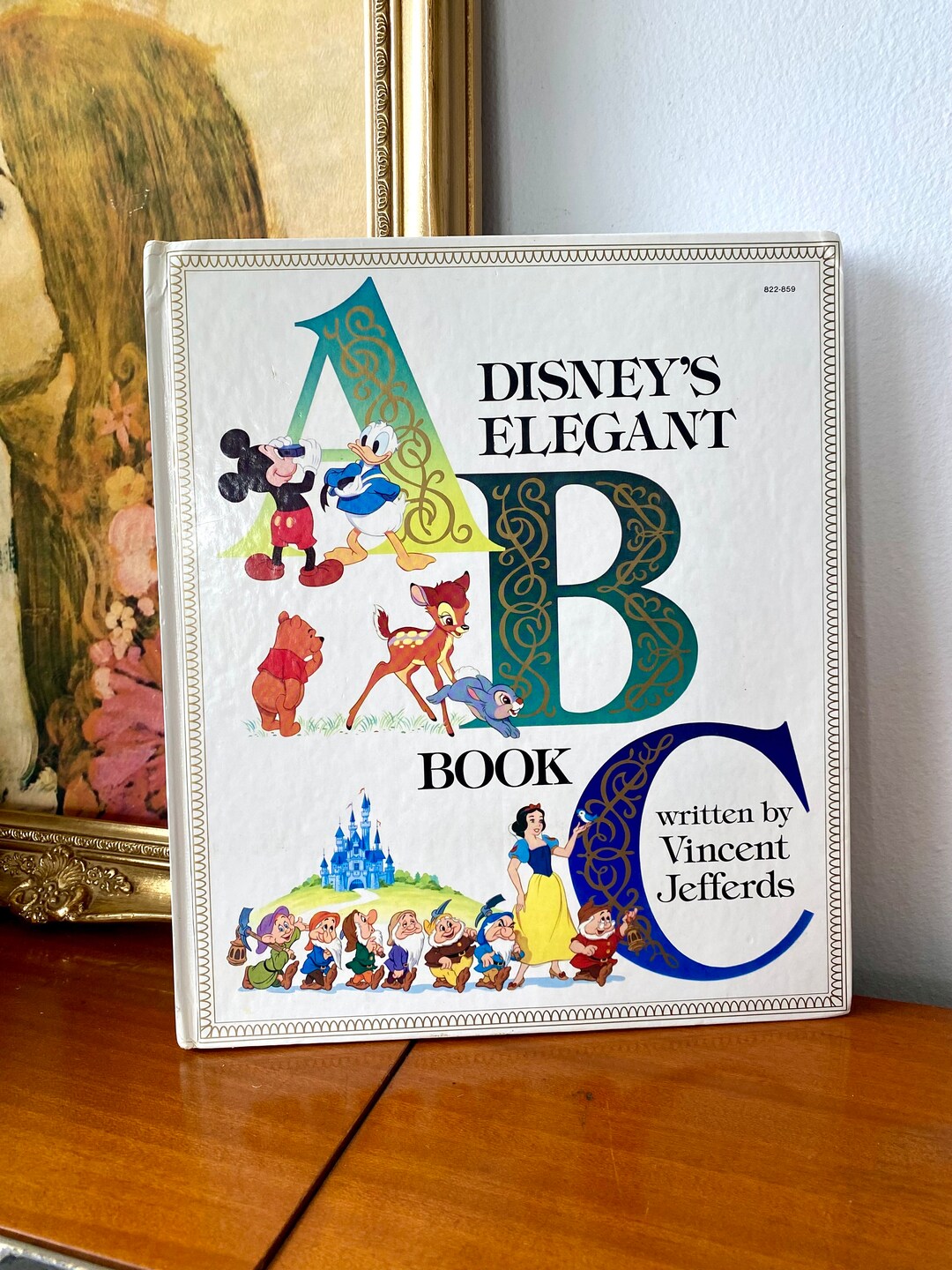 Vintage disneys Elegant ABC Book Hardcover Book by Vincent Jefferds - Etsy