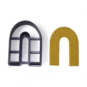 Inverted U Shape narrow / Arch / Magnet Clay Cutter Diy Clay Tools and ...