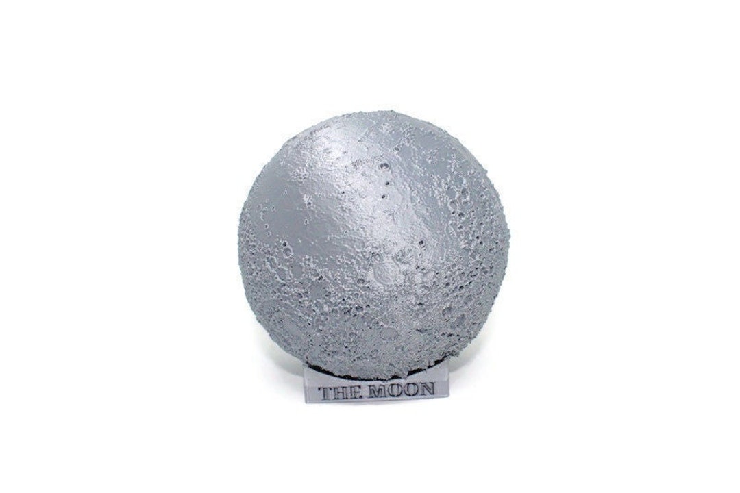 Moon Replica, Home / Bedroom Decor, Lunar Globe, 3d Printed Model - Etsy
