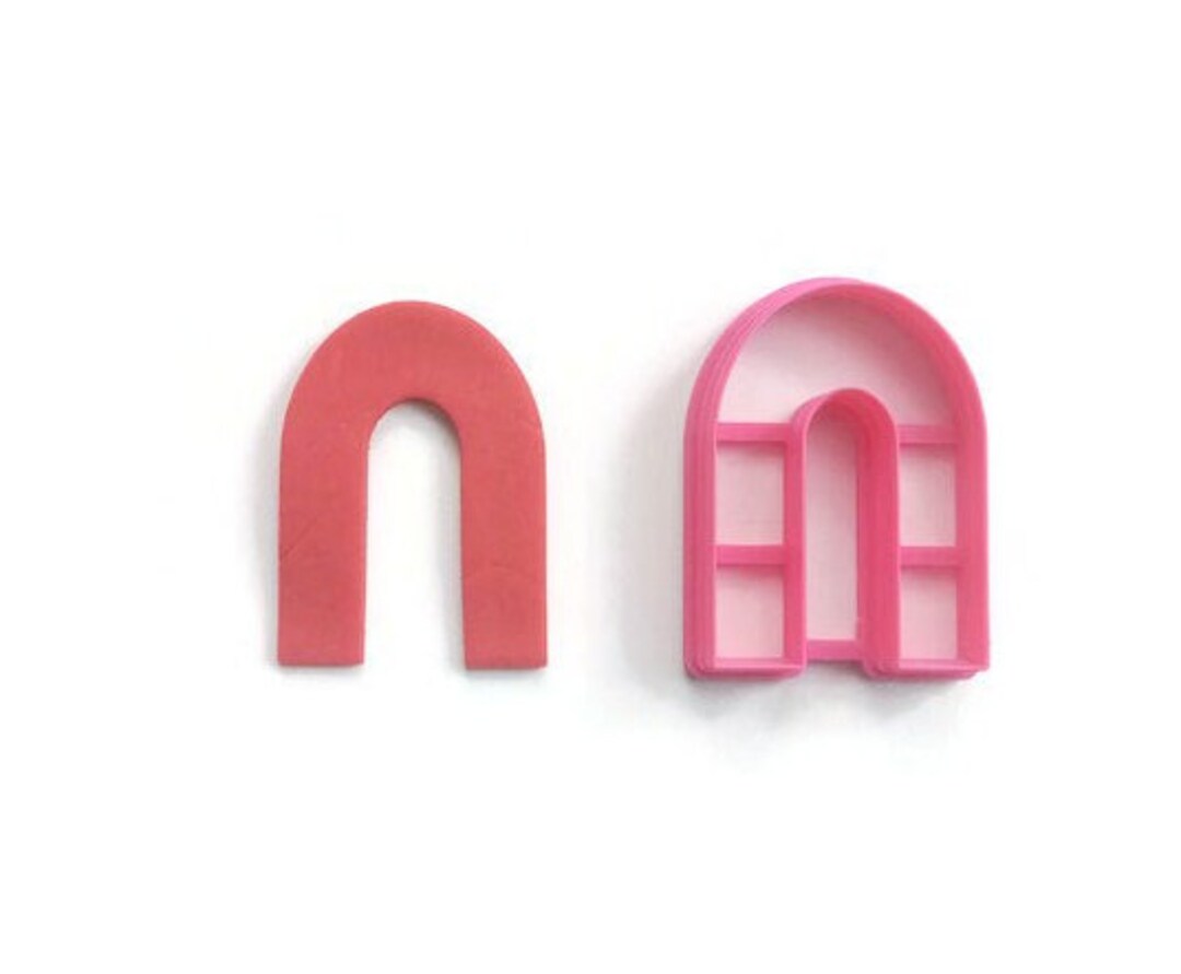 Inverted U Shape narrow / Arch / Magnet Clay Cutter Diy Clay Tools and ...