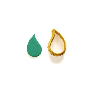 Water Drop Tear Drop Rain Drop Shaped Polymer Clay Cutter Diy Clay ...