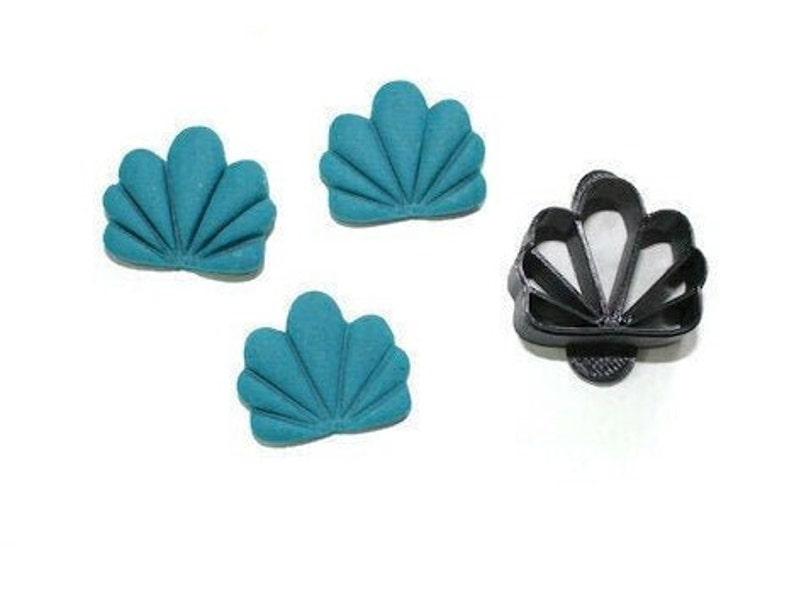 Scallop Shell 5 Polymer Clay Cutter Diy Clay Tools and | Etsy