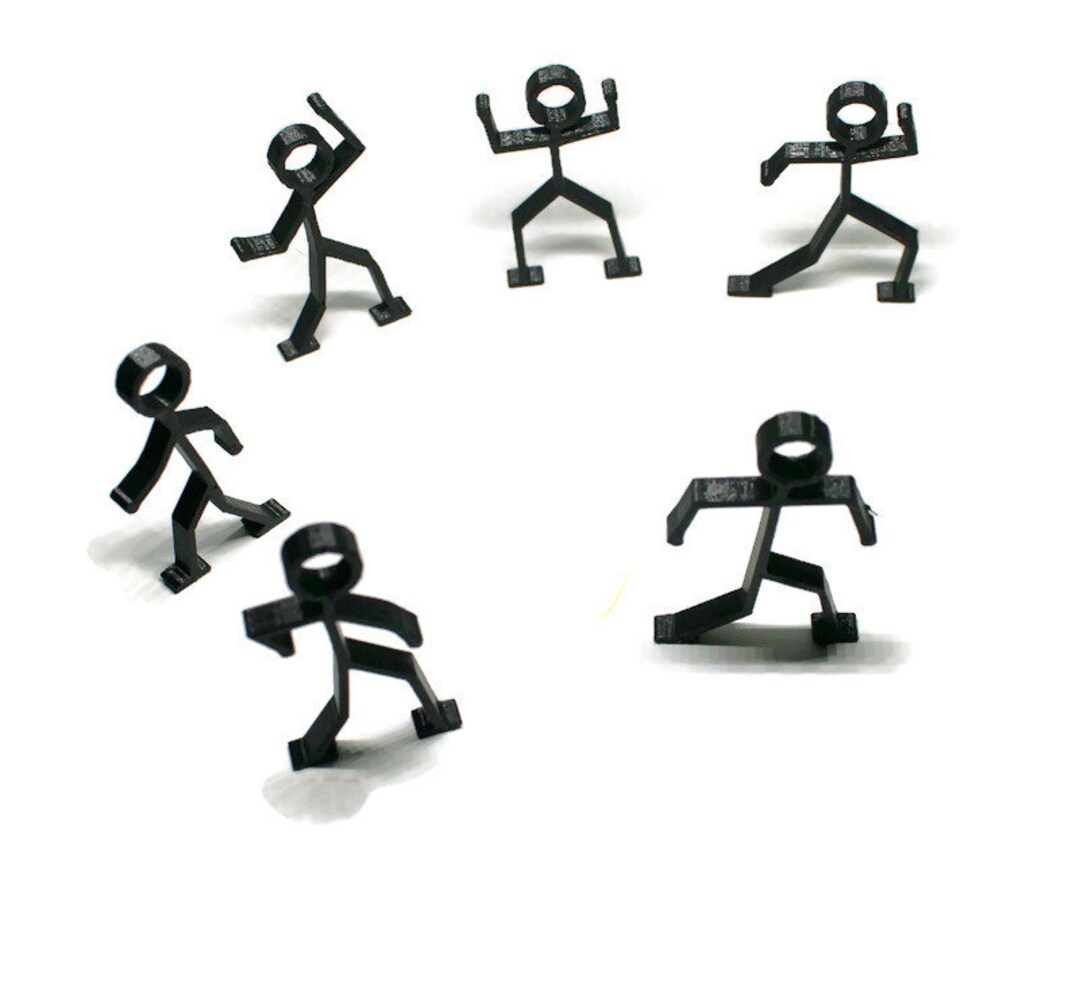 Stickmen / Table Decor / Office Decor - Etsy