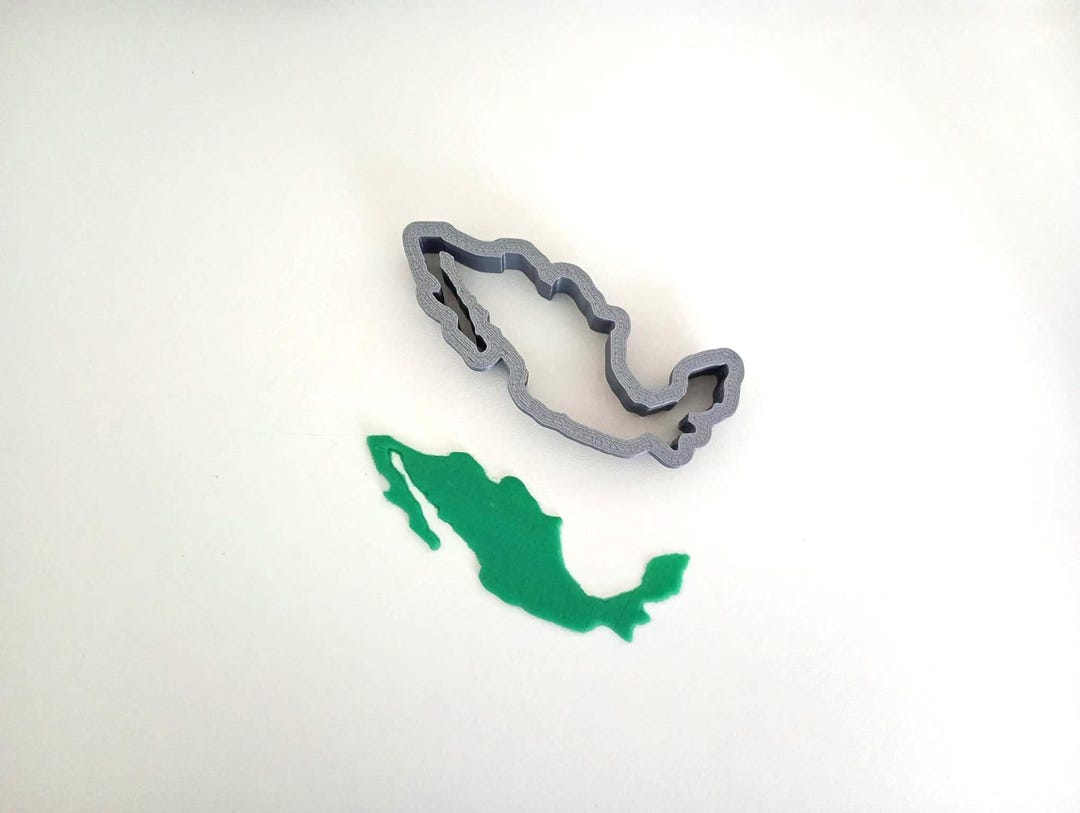 Mexico Country Map Polymer Clay Cutter - Etsy