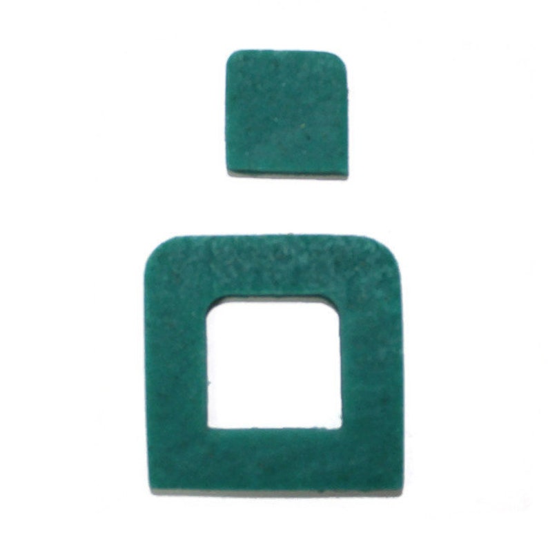 Square Donut With Two Rounded Corners on Same Sides Polymer - Etsy