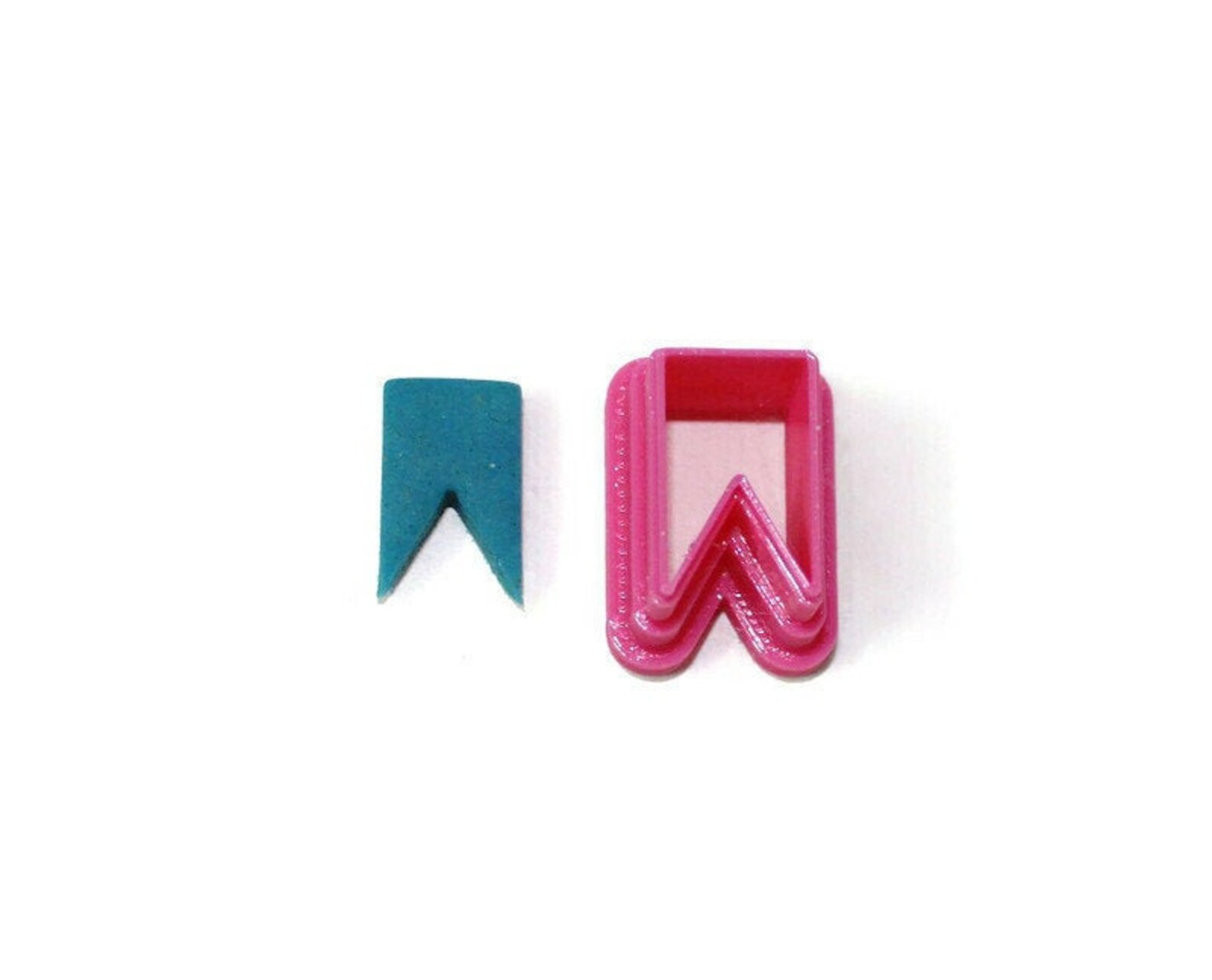 Swallowtail Deco Flag Shape Polymer Clay Cutter Diy Clay - Etsy