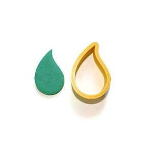 Water Drop Tear Drop Rain Drop Shaped Polymer Clay Cutter Diy Clay ...