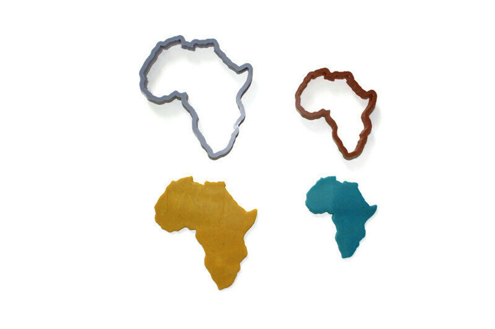 Africa Continent Polymer Clay Cutter - Etsy