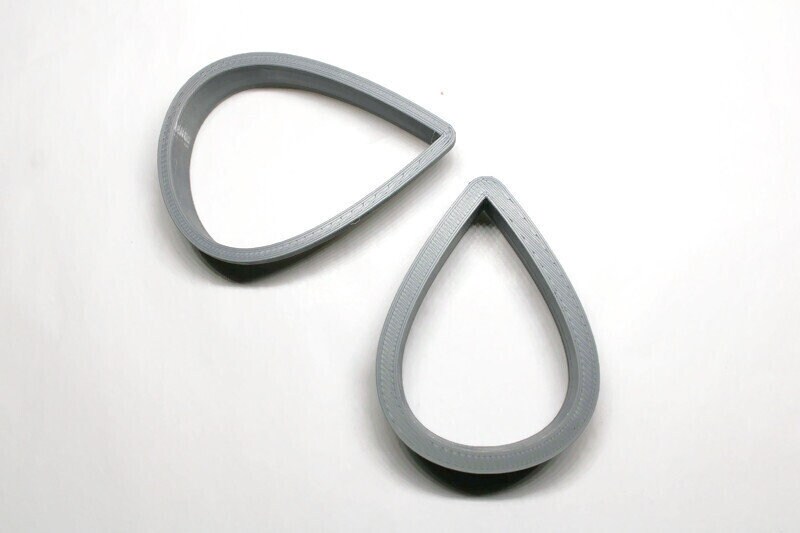 Tear Drop / Rain Drop / Water Drop Cutter Diy Clay Tools and - Etsy