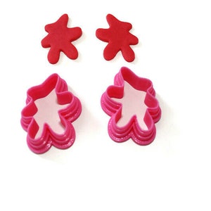 Amoeba / Organic shape polymer clay cutter diy clay tools | Etsy