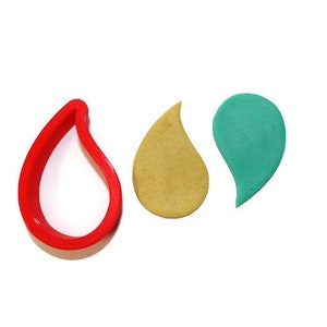 Water Drop Tear Drop Rain Drop Shaped Polymer Clay Cutter Diy Clay ...