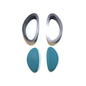 Elongated Asymmetric Rounded Triangles 3 Diy Clay Tools and Accessories ...