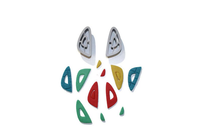 Elongated Rounded Triangles 2 Donut Polymer Clay Cutter - Etsy