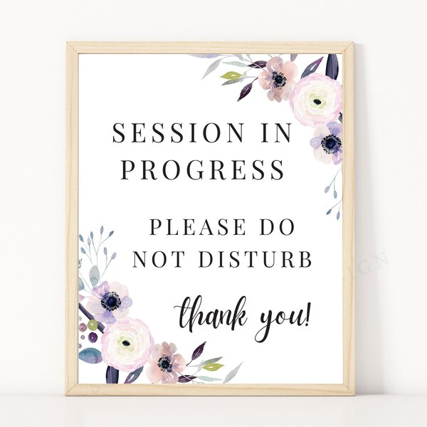 In Session Sign - Etsy