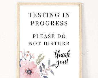 Hearing in Progress Sign - Etsy