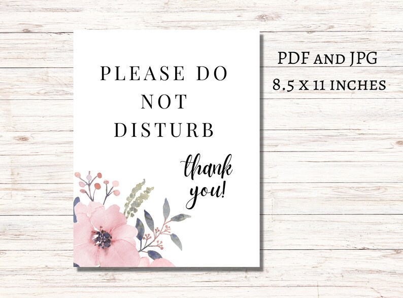 Please Do Not Disturb Sign Printable Signs for Door Meeting - Etsy