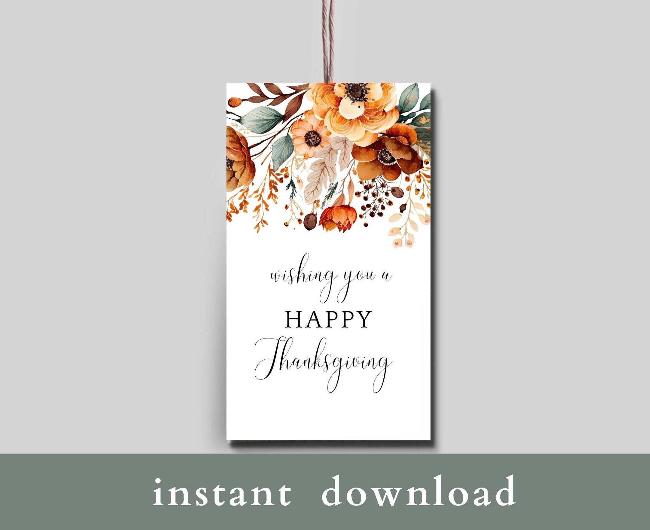 Thanksgiving Cookie Card, Teacher Gift Tag Fall, Fall Treat Bag Tag ...