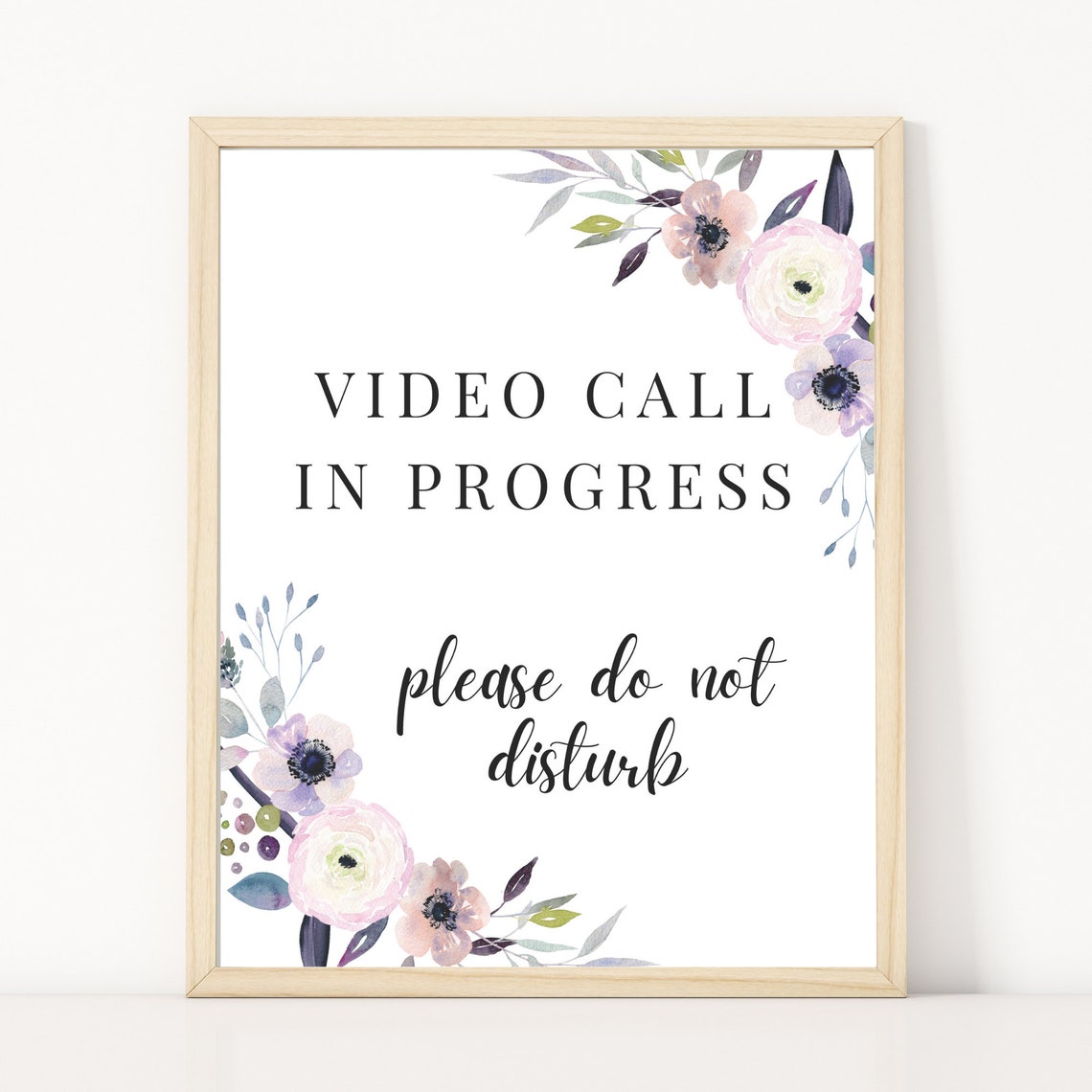 Do Not Disturb Office Sign Printable, Zoom Meeting Sign, in A Meeting ...