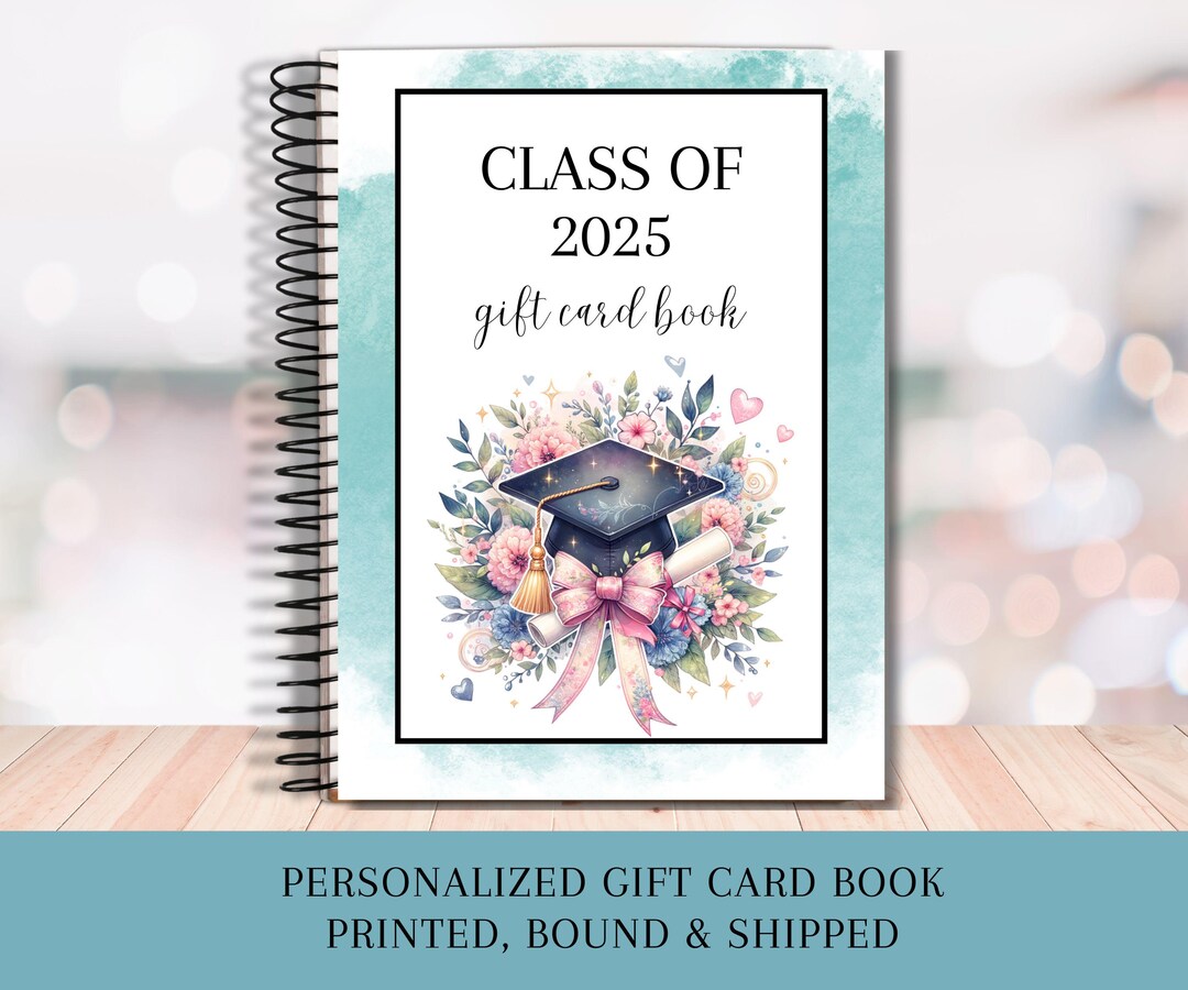 Graduation Gift Card Book, College Graduation Gift for Daughter, High ...