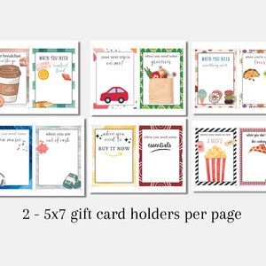 Christmas Gift Card Book, Gift for College Student, Gift Card Book for ...