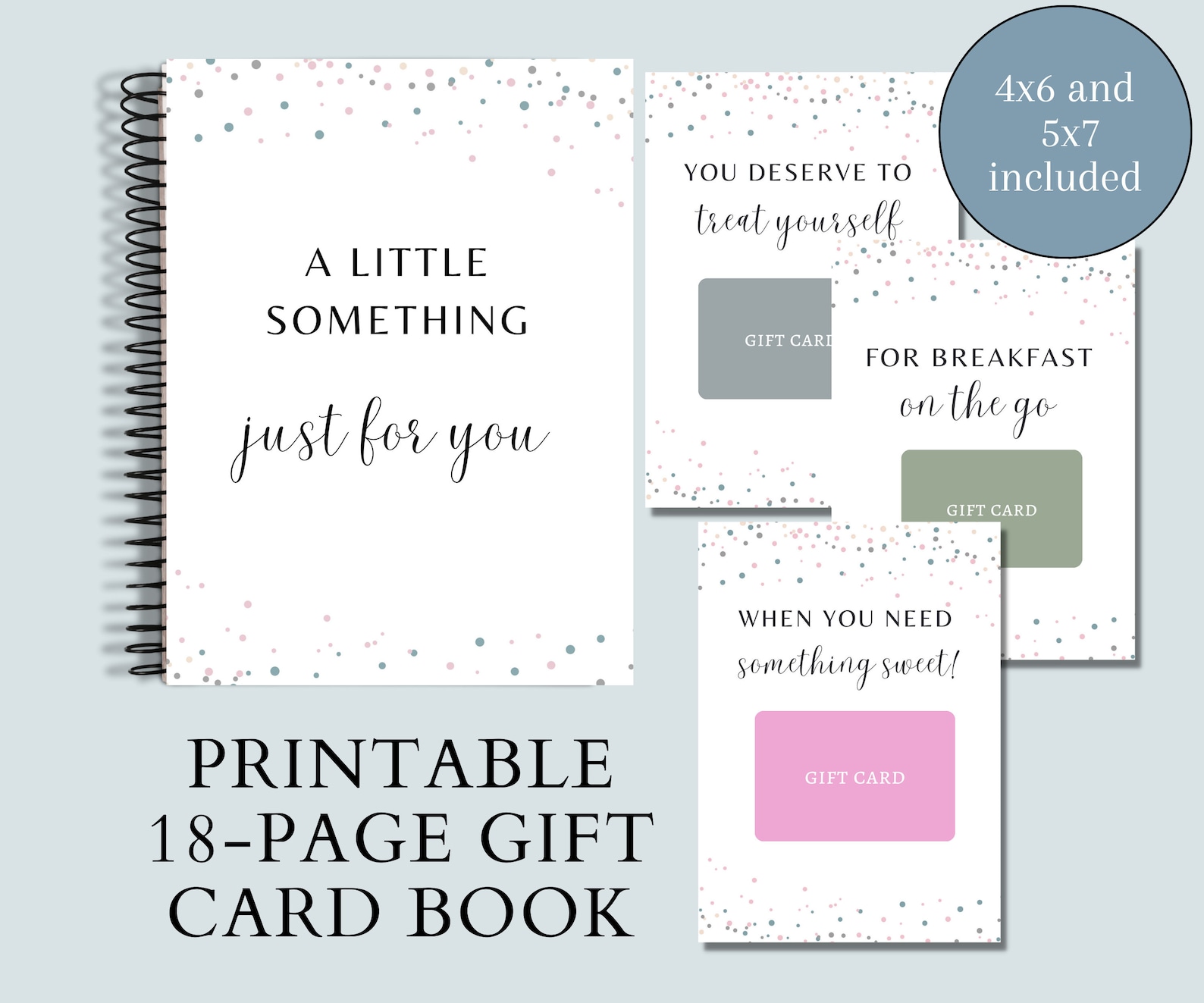 Printable Gift Card Book, Birthday Gift Card Book, Birthday Gift for ...