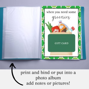 Printable Graduation Gift Card Book, College Survival Book, High School ...