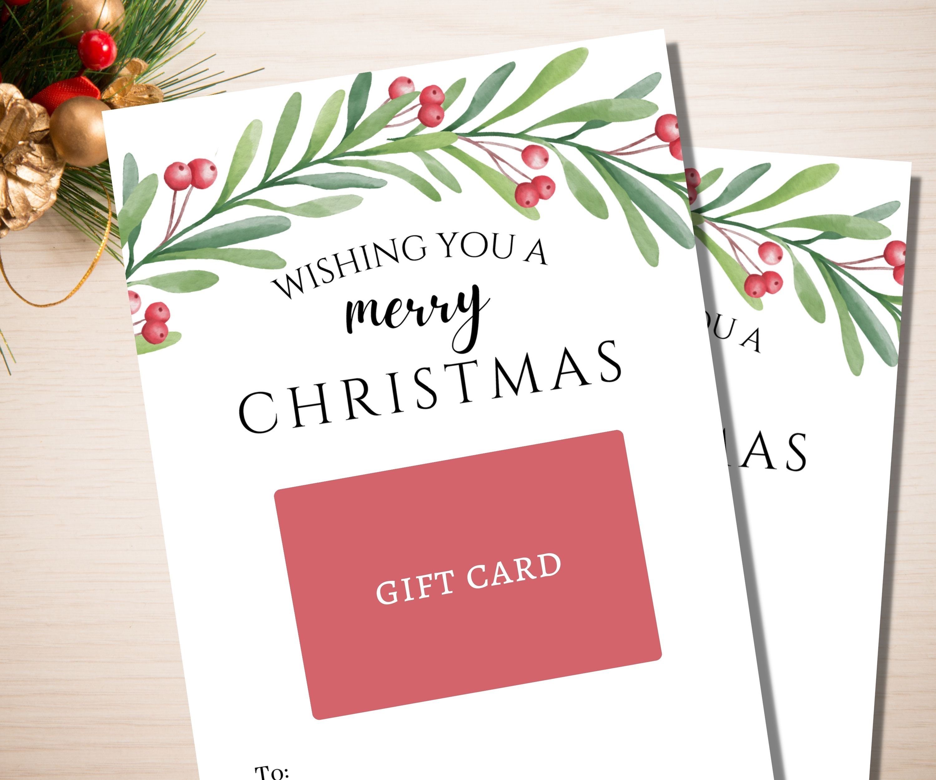 Christmas Gift Card Holder Bundle, Teacher Gift Card, Yankee Swap Gift ...
